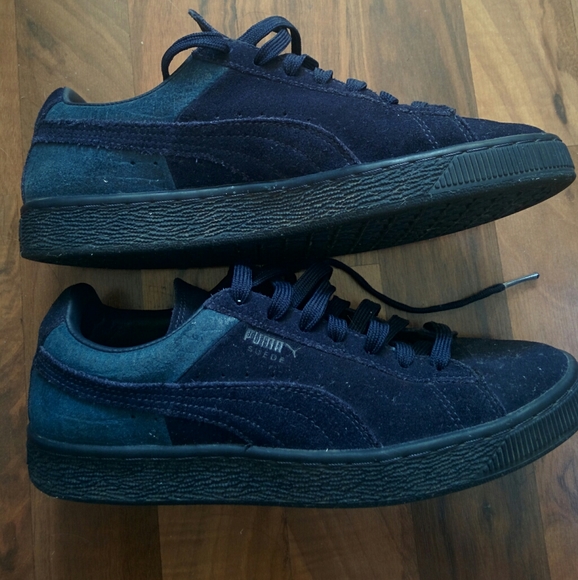 Puma | Shoes | Puma Mens Suede Dark Blue Sneakers | Poshmark